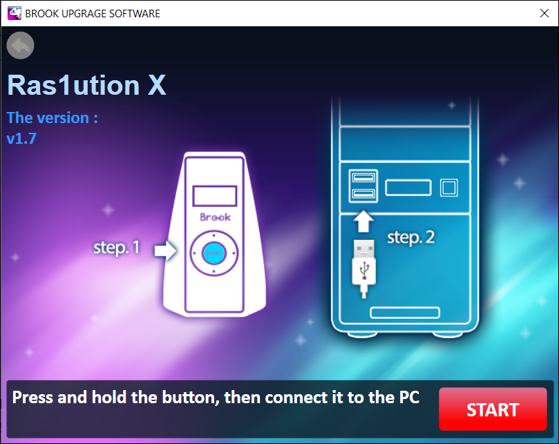 2. Ras1ution X 韌體更新 – Brook Gaming 技術支援